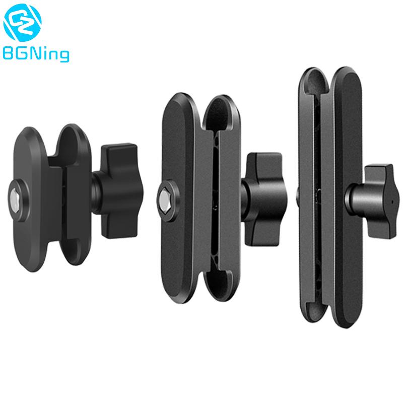 BGNing 6cm/9cm/15cm Composite Double Socket Swivel Arm 1 inch Ball Base ...