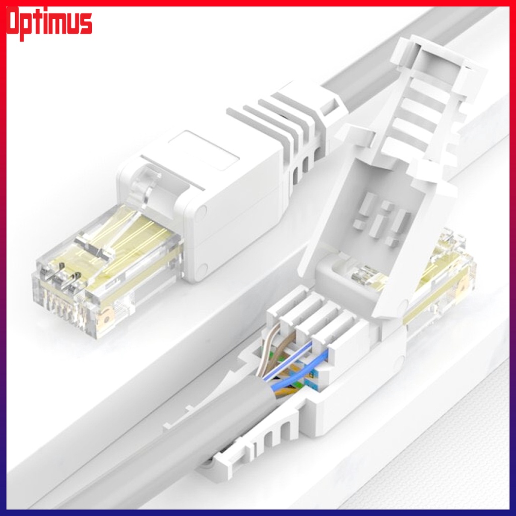 Optimus Depot Optimus DIY No Crimp RJ45 Connector | Shopee Philippines