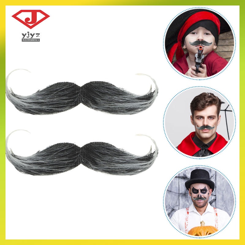 [READY STOCK] Beard Realistic Mustache For Cosplay Clothing Man 2 Pcs ...