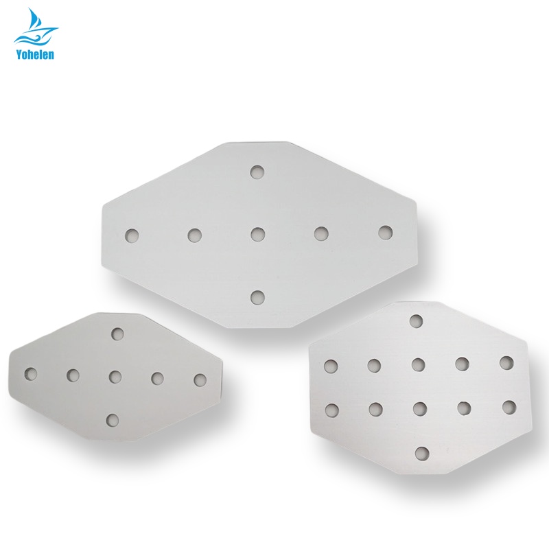 16 Hole Cross Type 2040 6060 8080 9090 Connection Plate Corner Bracket ...