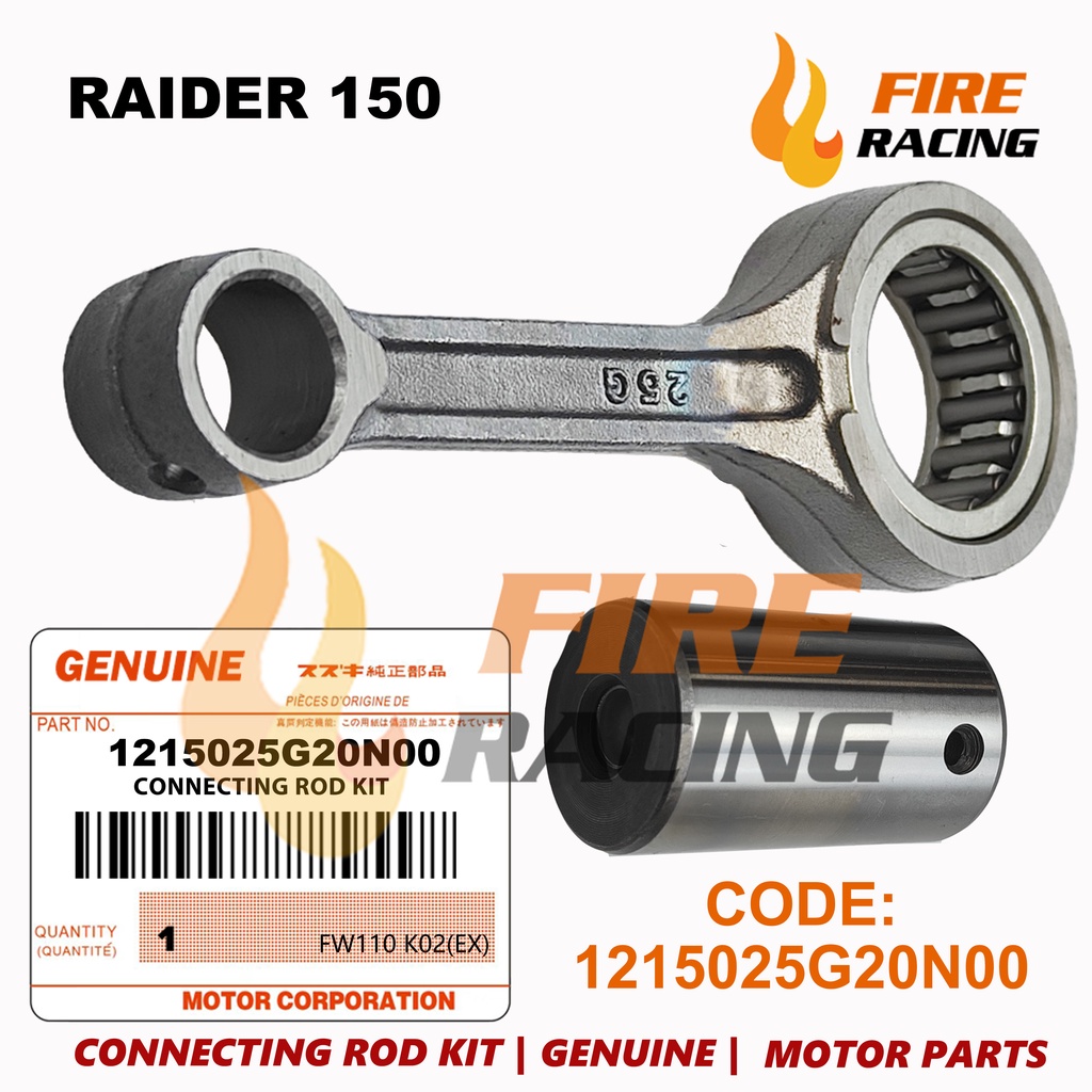 Motorcycle Parts Connecting Rod Kit for RAIDER 150 CARB TYPE | Shopee ...