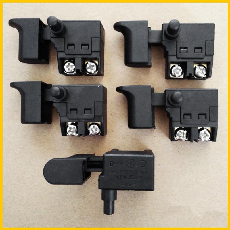 Zone 250v 6a Electric Drill Switch Circular Saw Power Tool Speed Control Trigger For Cutting