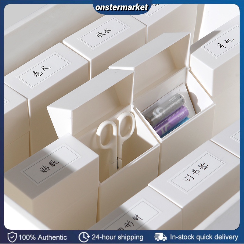 Japanese Flip Storage Box Multifunctional Cotton Swabs Small Object ...