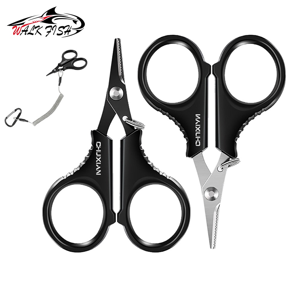WALK FISH 1Piece Fishing Scissors Small Portable Line Cutter Scissor ...