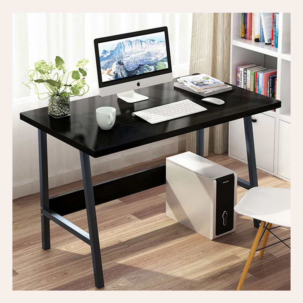 SHEN COMPUTER TABLE ultramodern Writing Laptop Trestle Computer Wooden ...