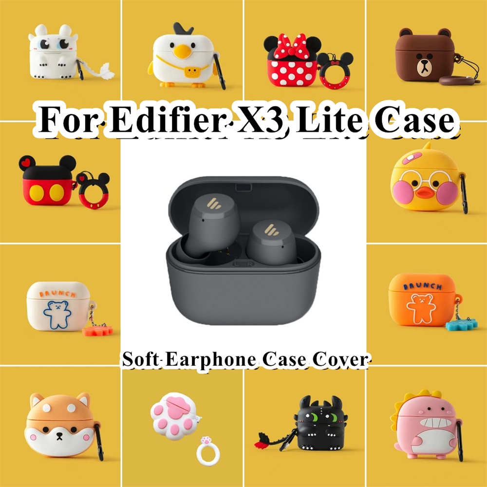 READY STOCK! For Edifier X3 Lite Case Couple Cute cartoon Soft Silicone ...