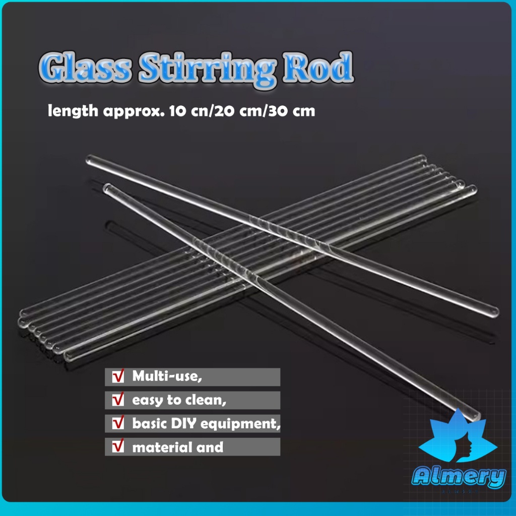 AY Glass Stirring Rod Laboratory tools 10cm 20cm 30cm for Science, Lab ...