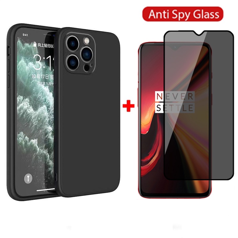 2in1 Phone Case + Anti-Spy Privacy Tempered Glass for Realme C75 C67 C65 C53 C51 C55 C35 C33 C30 ...