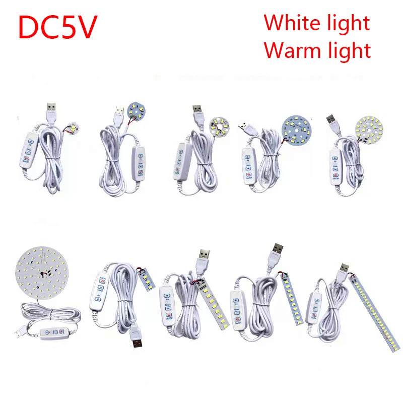 1PCS DC5V Dimmable LED Chips 5730 SMD LED Lamp 1W 3W 5W 10W LED Light Beads White Warm White ...