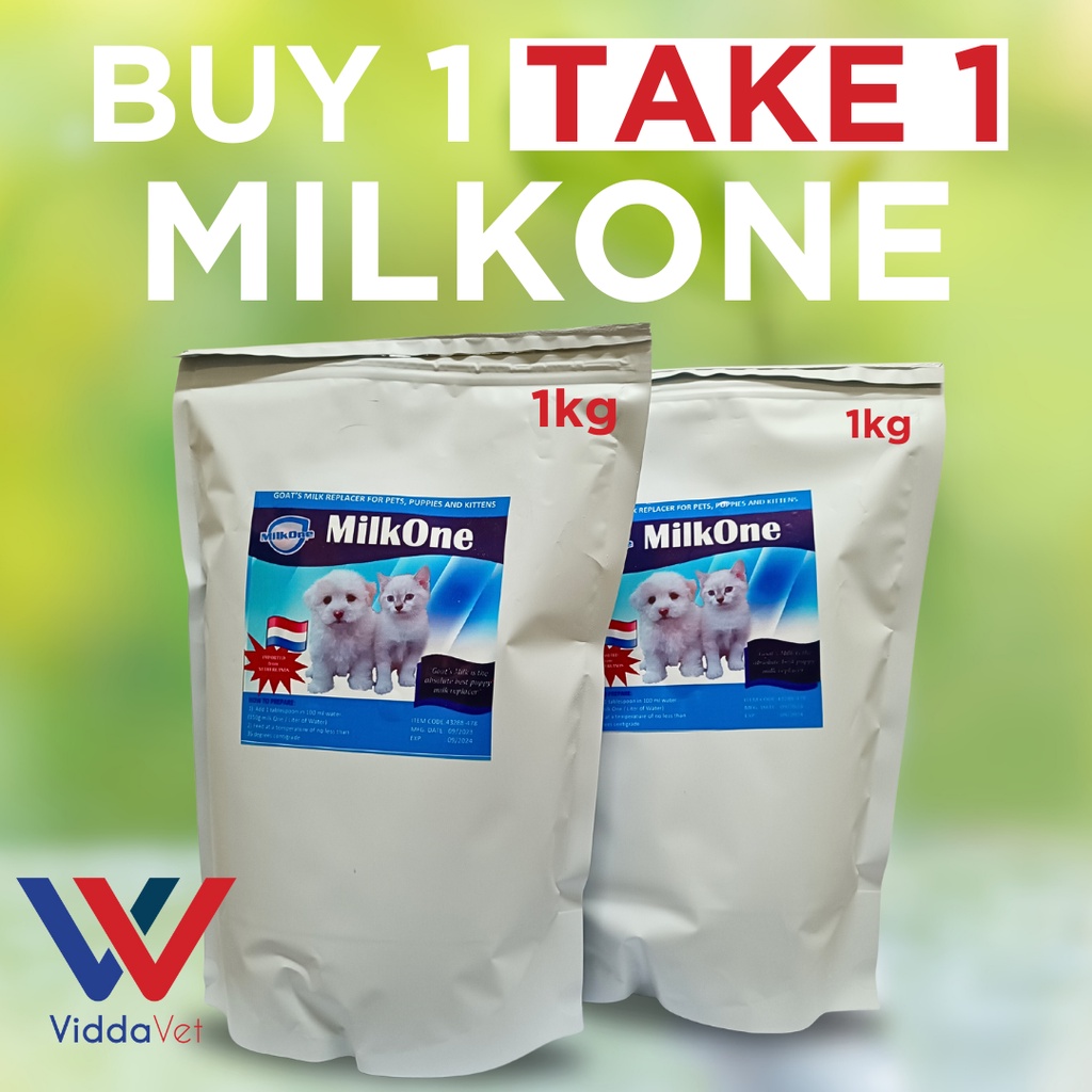 Viddapet MilkOne 1kg+1kg milkone goat milk replacer milkone milk 1kg ...