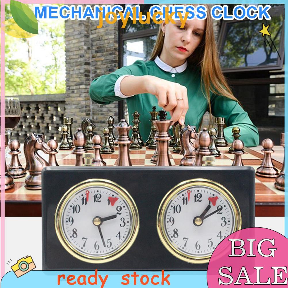 Portable Mechanical Chess Board Game Clock Count Down Analog Chess Timer [joylucky.ph] | Shopee ...