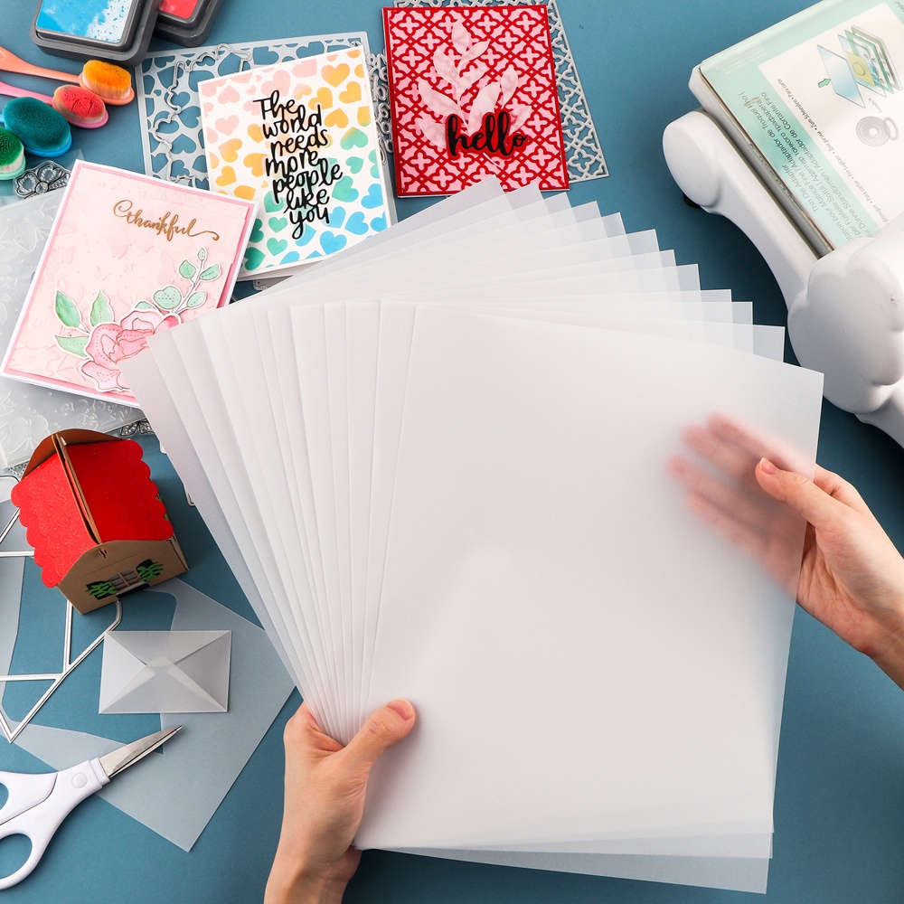 30 Sheets/Pack 93/115/135gsm/29lb Frosted Smooth Vellum Paper Sheets ...