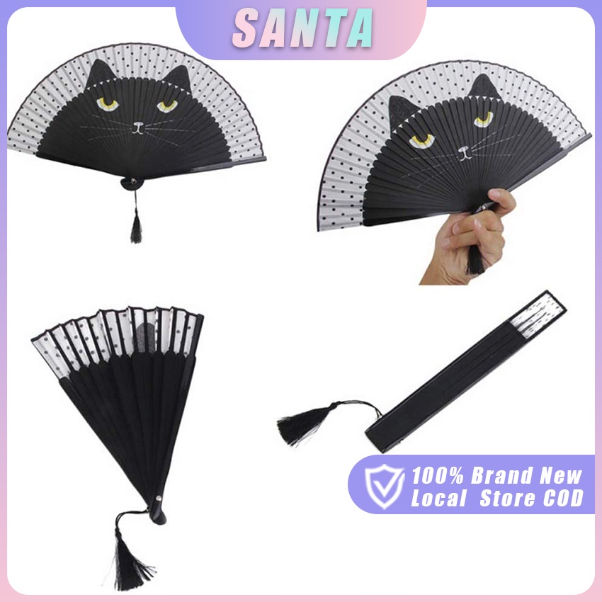 Japan style Hand Fans Popular Lovely fan Handheld Folding Fans Hand ...