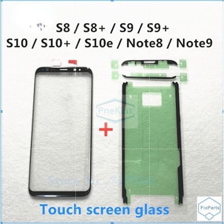 screen front glass panel with for Samsung galaxy note 8 9 s10 s10e s10 ...