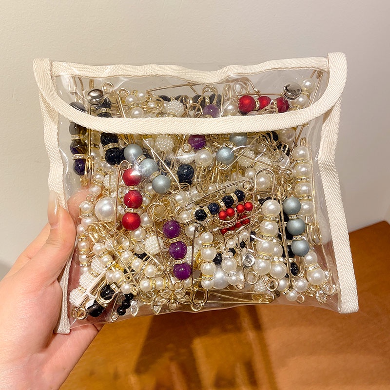 Korean Fashion Anti-glare Buckle Brooch Fixed Clothes Trouser Waist ...