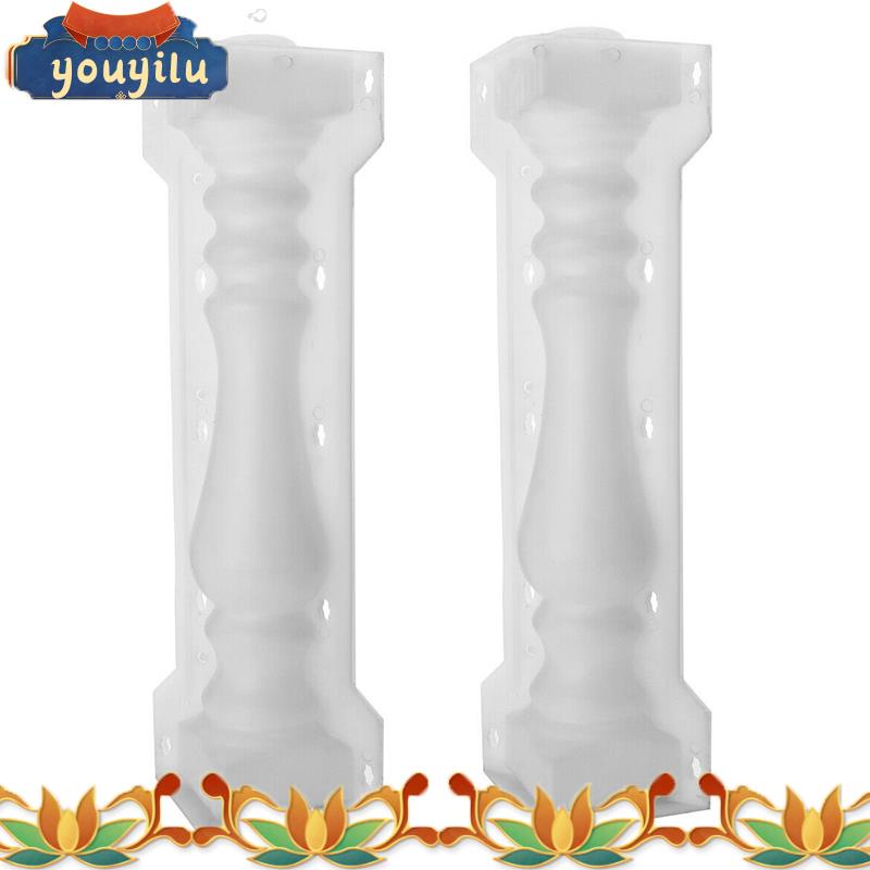 60X14cm Roman Column Mold Balcony Garden Pool Fence Cement Railing ...