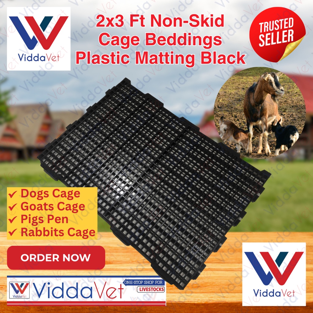 Plastic Matting 2 ft x 3 ft for Goat Farm Animals Floor & Case Bedding ...