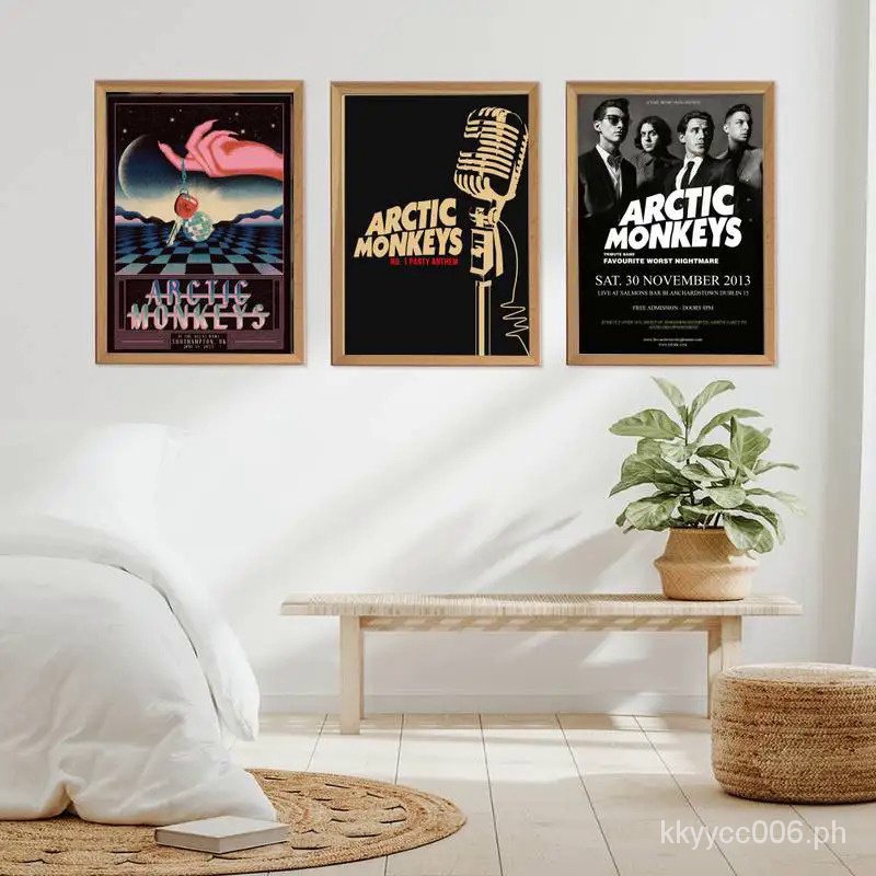 Rock Band A-Arctic M-Monkeys Poster Kraft Paper Vintage Poster Wall Art ...