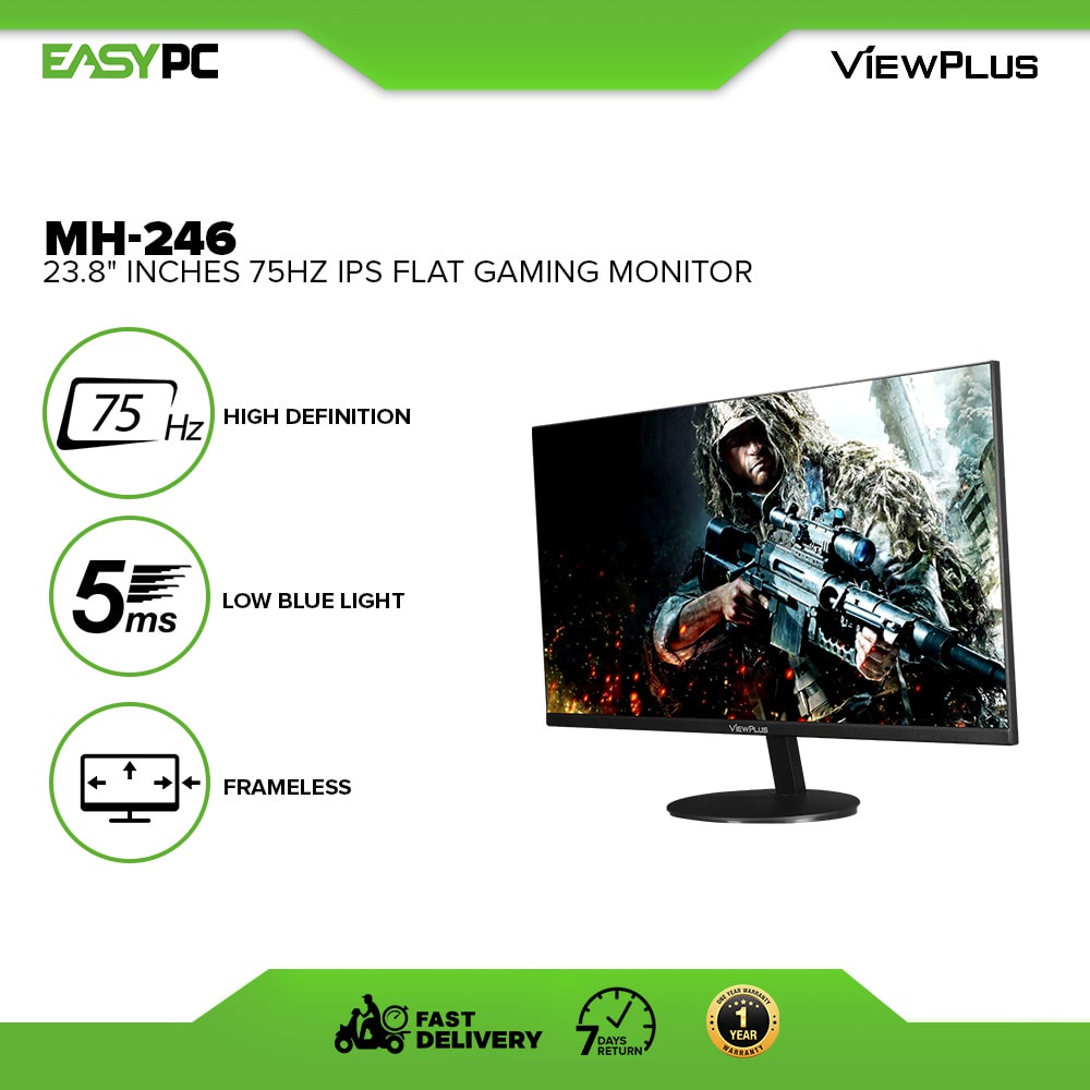 EasyPC | ViewPlus MH-24 24"/ MH-27 27"/ MH-246 / MH-24HI/ MH-20 gaming Monitor | IPS Display ...