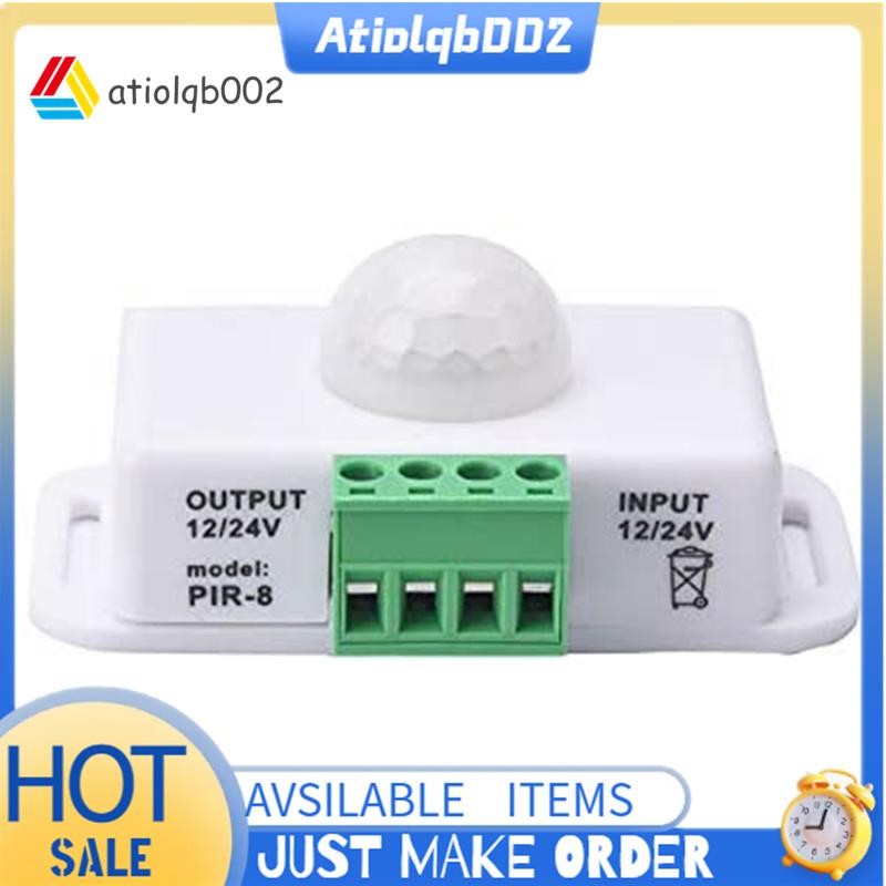 PIR Infrared Motion Sensor Detector, DC 12V-24V Strip Light Motion ...