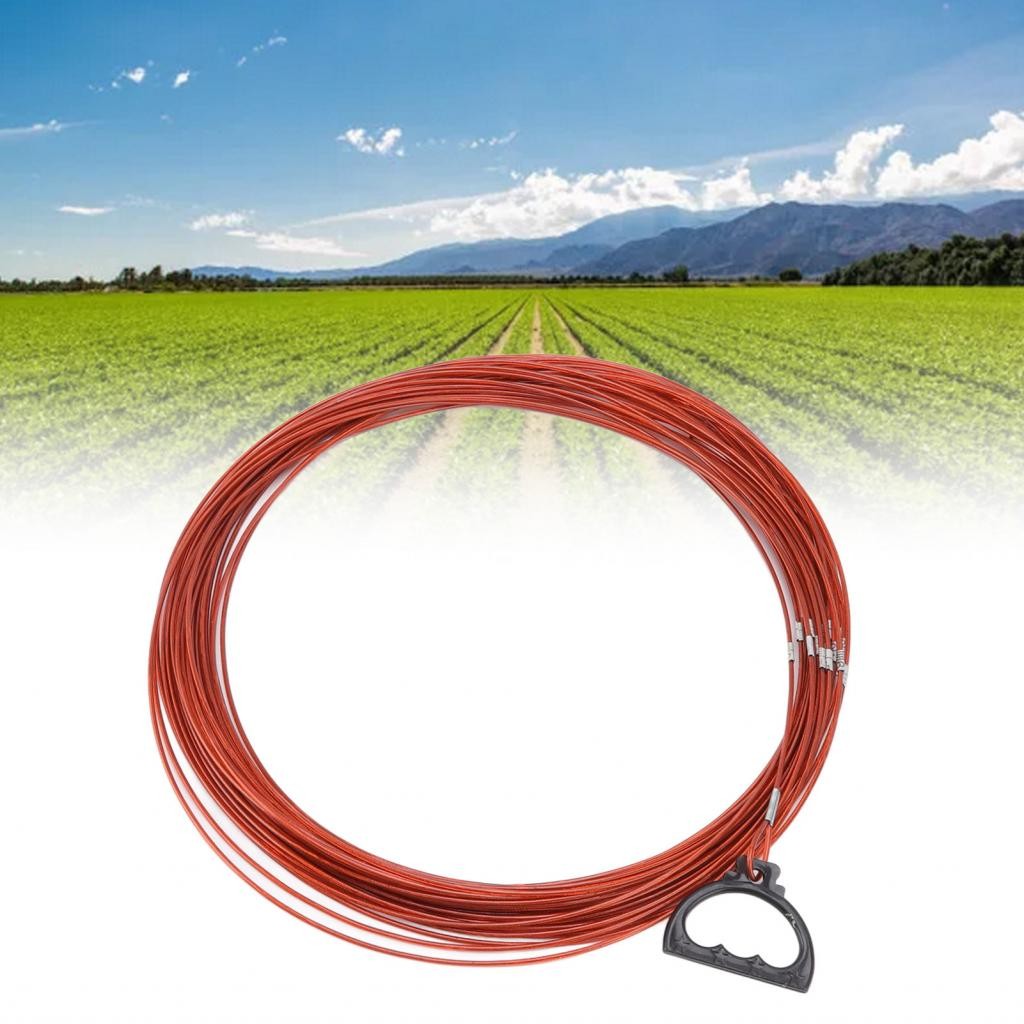 Hhihi Wire Cable Measuring Rope Plastic Coated Construction Site ...