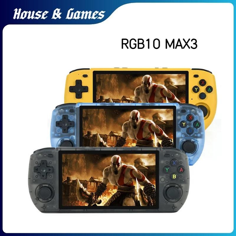 Rgb10 MAX3 Handheld 5.0-Inch IPS Screen Retro Game Console | Shopee Philippines