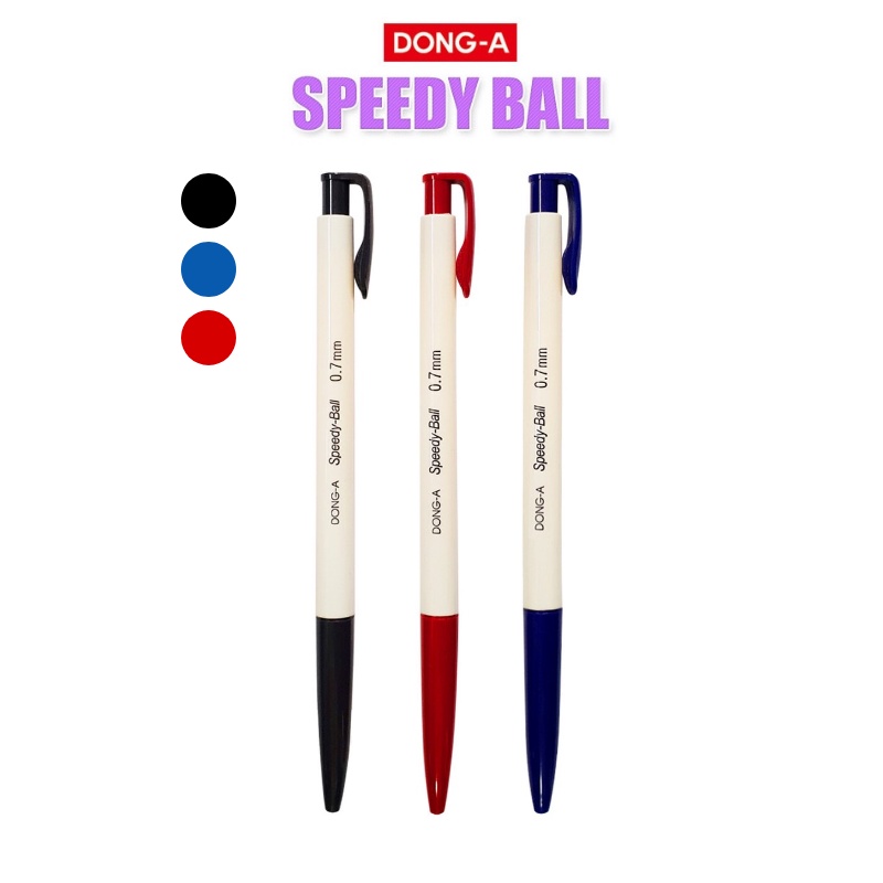 DONG-A P&T Speedy-Ball 1 Ballpoint Pen / 0.38mm | 0.5mm | 0.7mm | 1.0mm ...