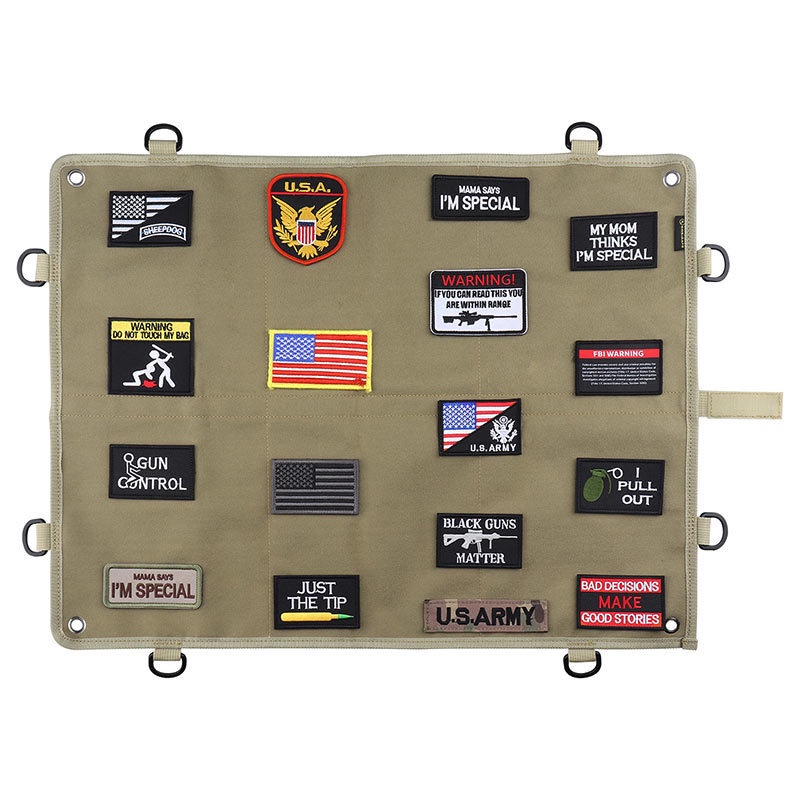 Ready Stock Velcro Patch Storage Cloth Camouflage Velcro Badge Display ...