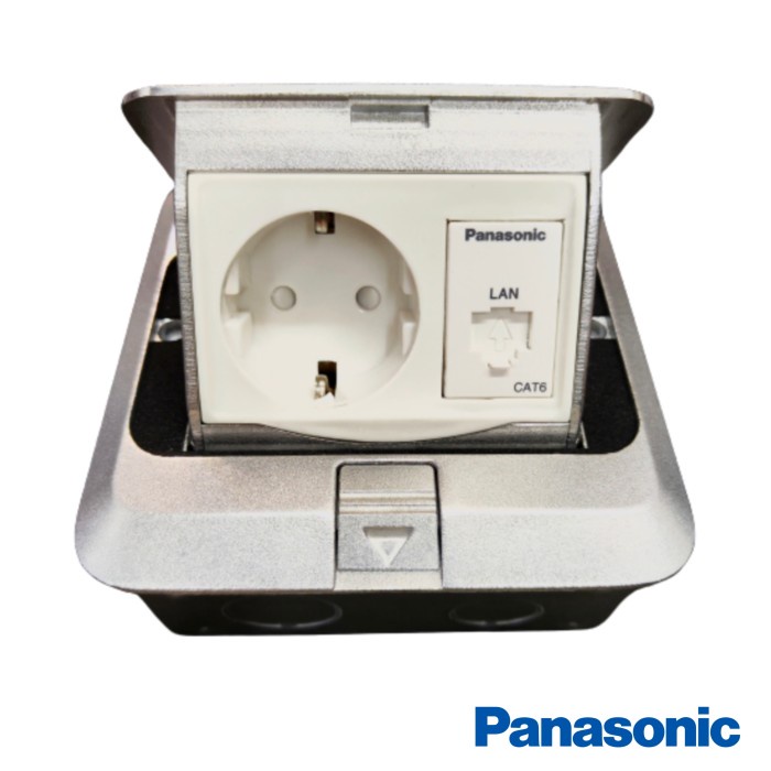 Panasonic Floor Socket+CAT6 Data LAN Outlet DU5919JTK | Shopee Philippines