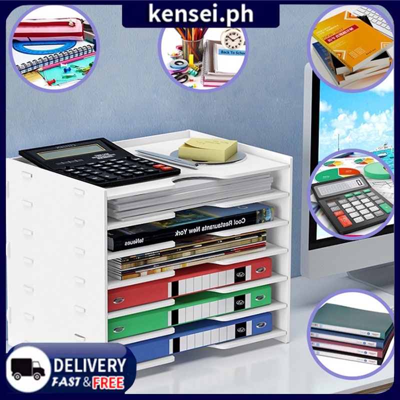 A4 Paper File Holder Storage Box Desktop Book Magazine Desk Shelf Home ...