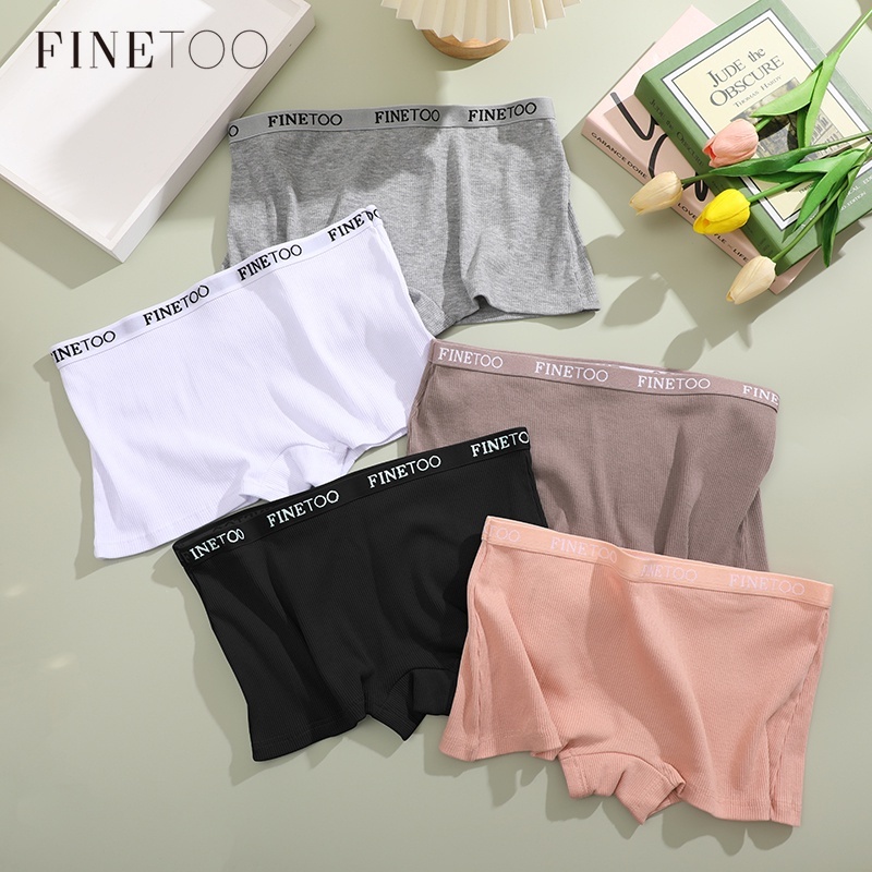 FINETOO High Waist Panties for Women Cotton Panty Comfortable Briefs ...