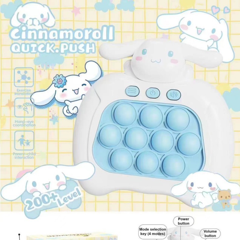 Pop It Game Machine Sanrio The Light-Up Pattern Popping Game Fidget ...