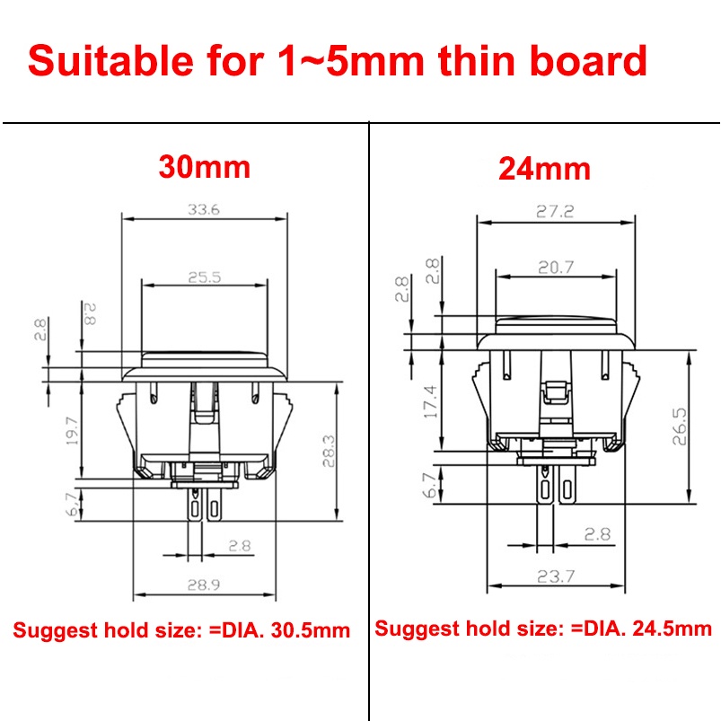 QANBA HITBOX Gravity KS Gravity Mechanical Axis Quick Silent Arcade ...