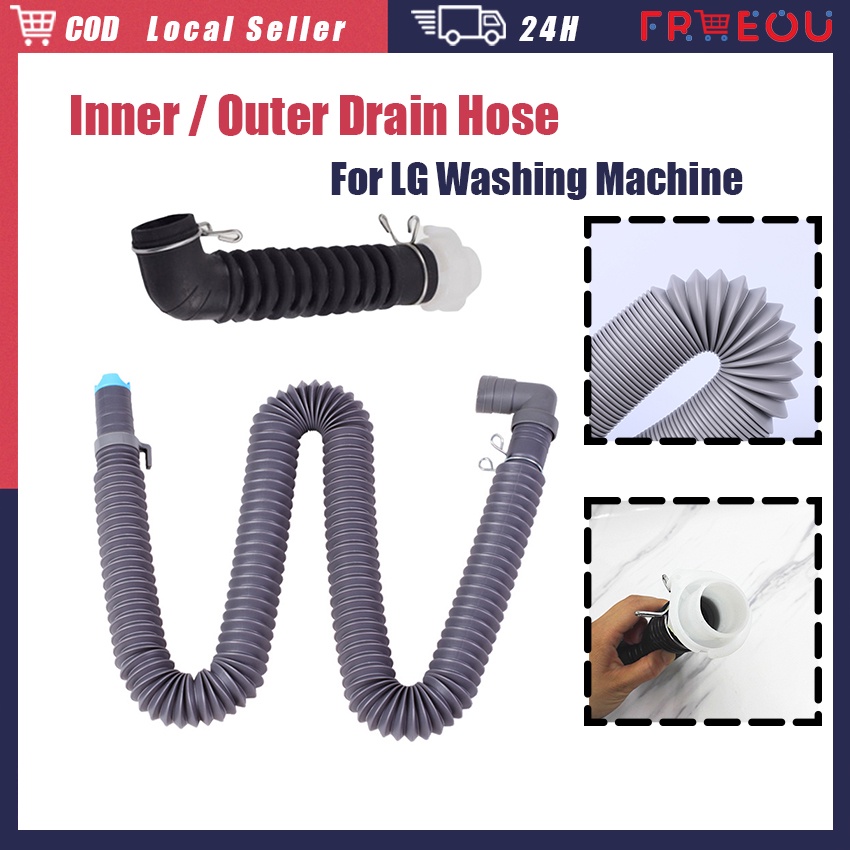 Water Outlet Drain Hose Pipe Bend/Straight Model Bottom of Inner ...