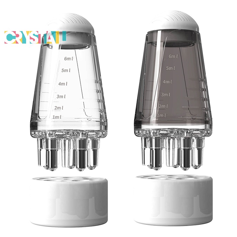 Crystal- Scalp Applicator 1-6 Ml Essence Hair Growth Fluid Ball Massage ...
