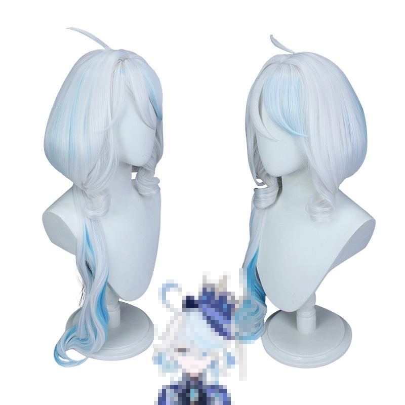 Genshin Impact Focalor cos Water God Furina cosplay wig | Shopee ...