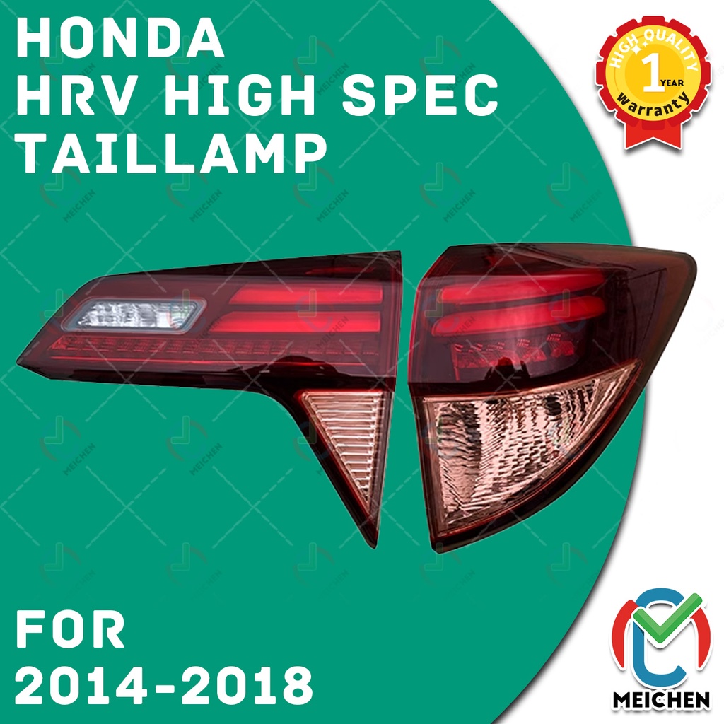 Honda HRV Tail Lamp High Spec LED (2014-2018) Taillight Taillamp Rear ...
