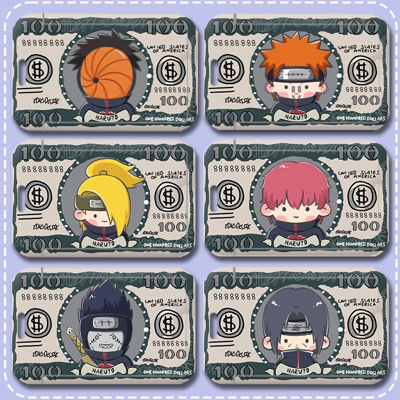 Naruto Pain Uchiha Itachi Deidara Obito DIY Student School ID Card ...