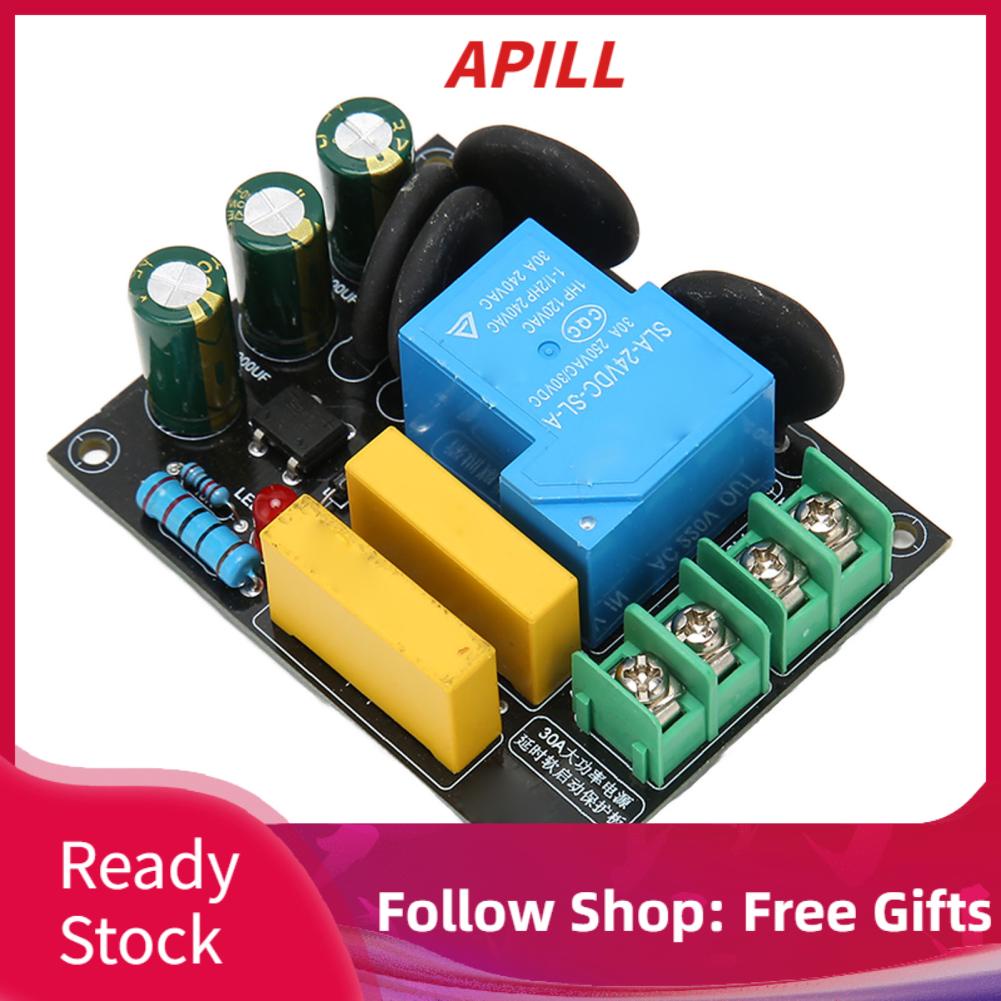 Apill 30A 6600W Soft Start Protection Board Module For Class A ...