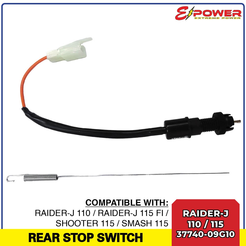 E-POWER SMASH 115, RAIDER-J 110 / 115, SHOOTER 115 Rear Stop Switch Set ...