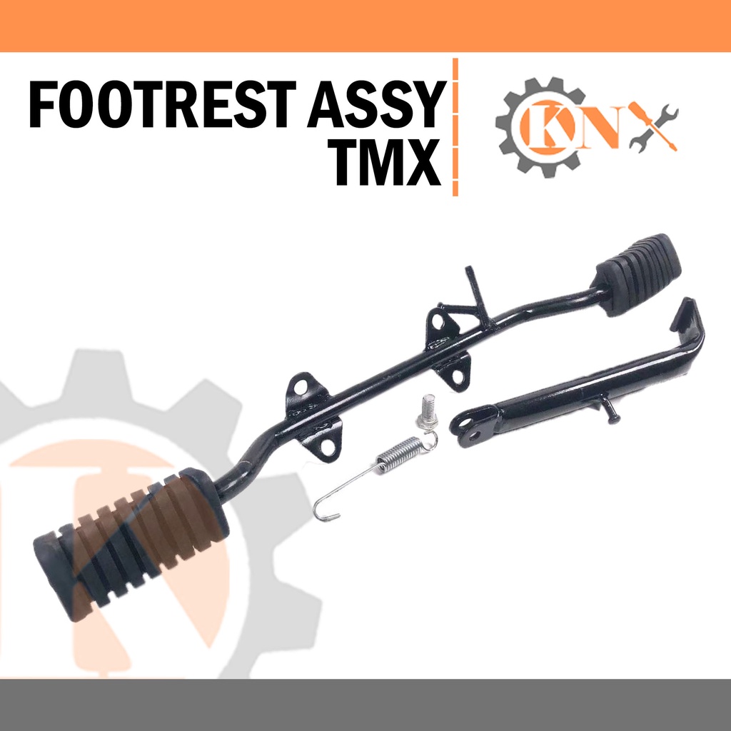 MOTORCYCLE FRONT FOOTREST ASSEMBLY WITH SIDE STAND FOR TMX | Shopee ...