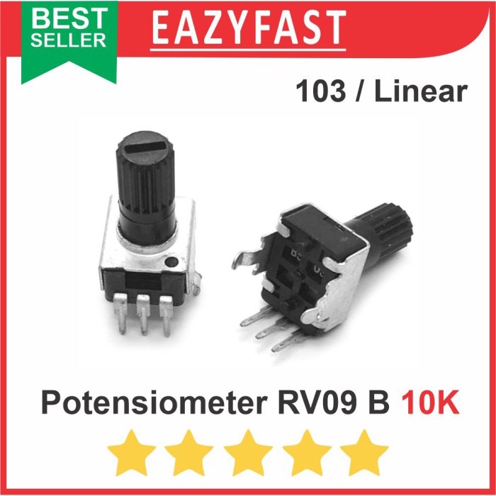 Potentiometer RV09 B 10K 10K B10K Pot Potentio Meter Trimpot | Shopee ...