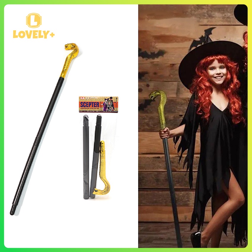 32.28" Snake Head Scepter Adult Snake Cobras Cane Pharaoh Scepter ...