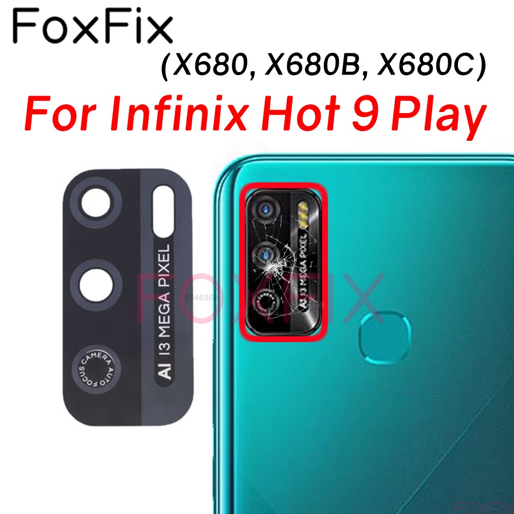 Rear Back Camera Glass Lens For Infinix Hot 9 Play X680 X680B X680C ...