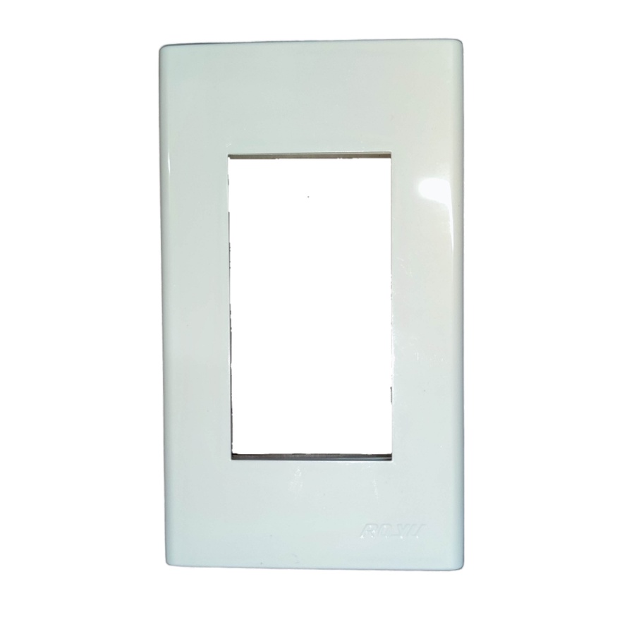 ROYU 3 Gang Plate Wide Series Color White - RWP3 | Shopee Philippines