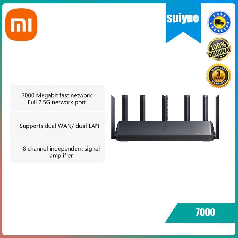 Xiaomi Router 7000 Gigabit Fast Network 8-way Signal Amplifier NFC ...