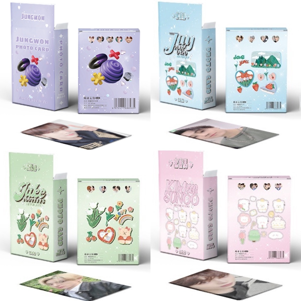 50pcs/box BP (G)IDLE AESPA IVE Hologram Laser Photocards 7Th ...