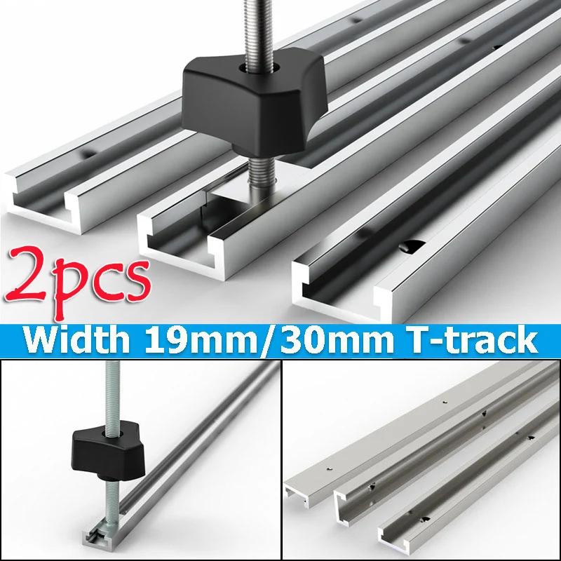 Woodworking DIY Tool Aluminum Alloy Miter Track Woodworking T-track T ...