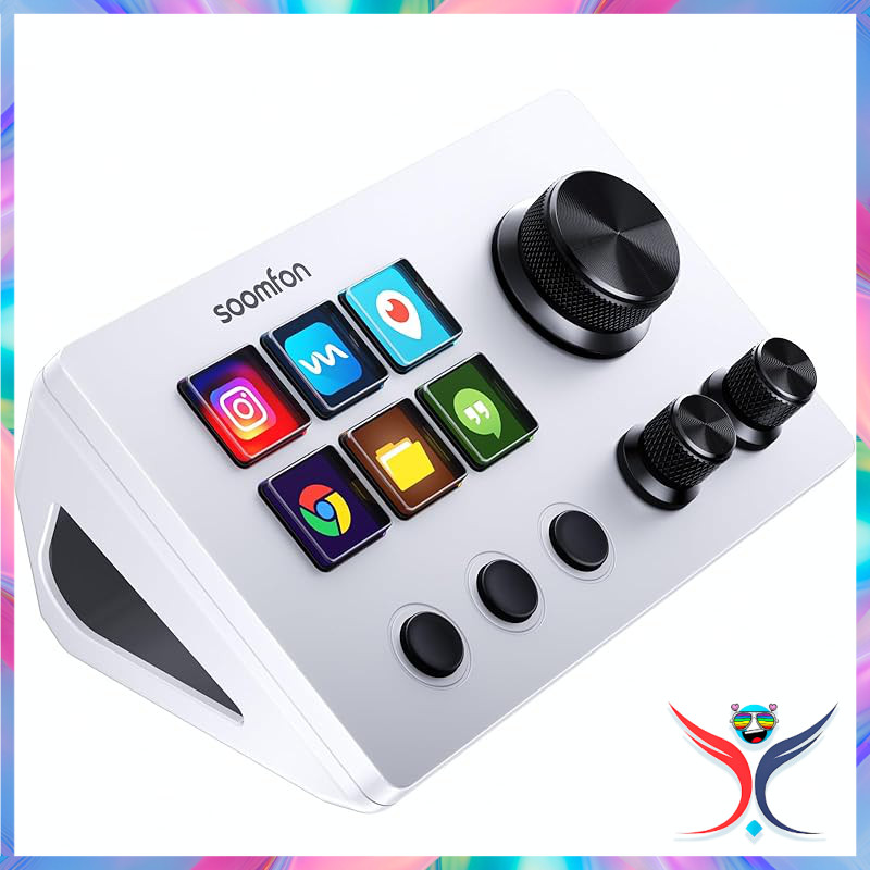 Stream Controller SE - SOOMFON Stream Studio Control Deck with Dials ...
