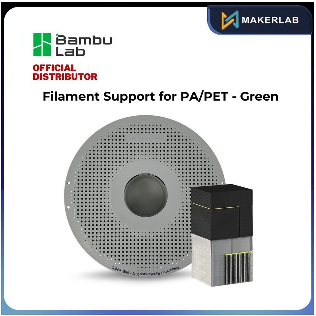 Bambu Lab PA/PET Green 3D Printer Filament Support 1.75mm 1KG | Shopee ...